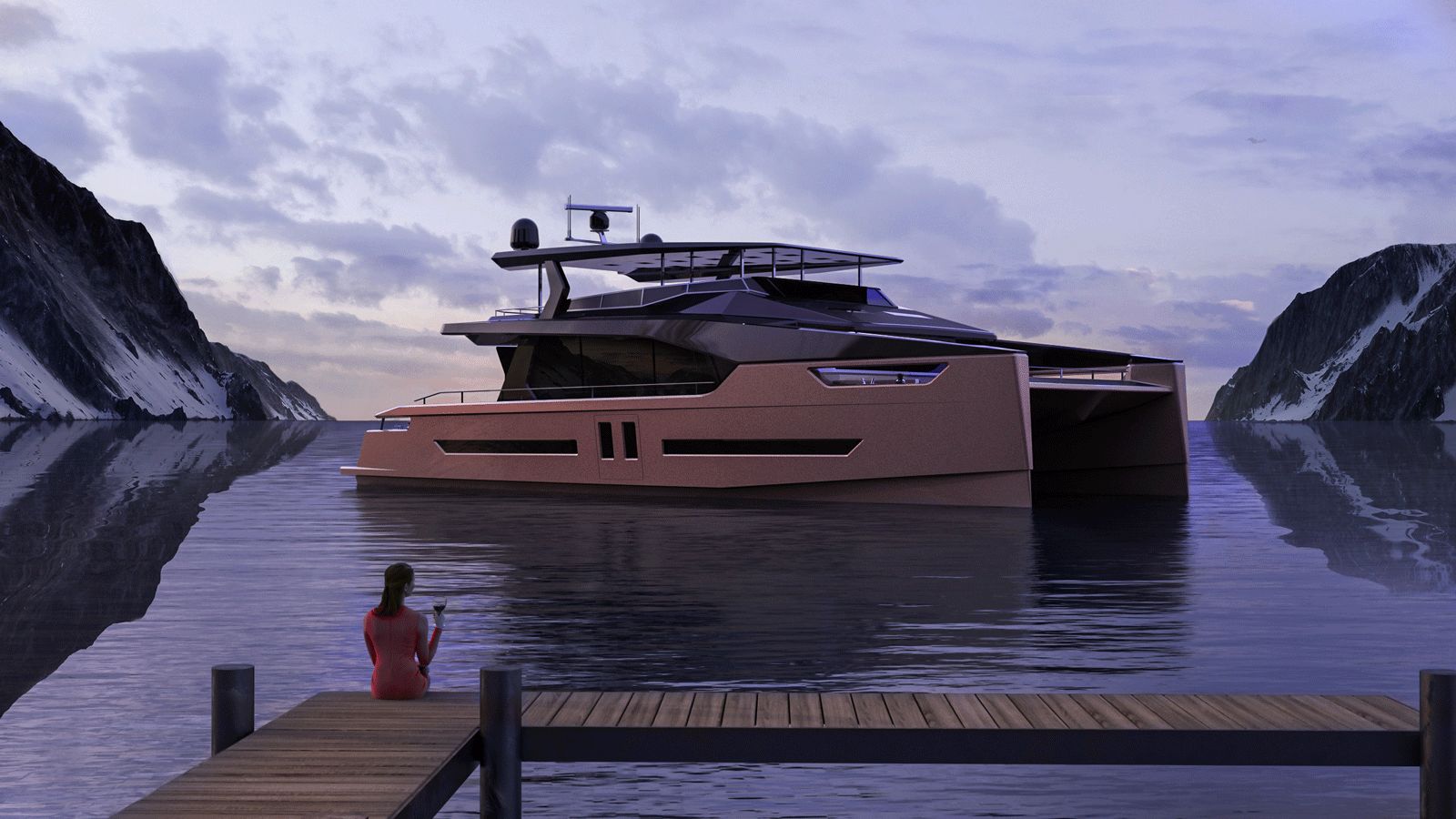 Alva Yachts reveals interior of first Ocean Eco 90 catamaran